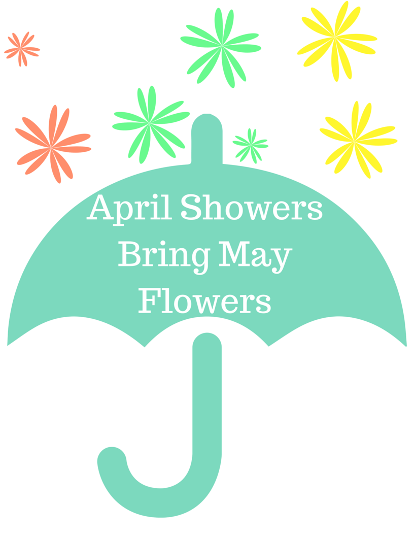April Showers Bring May Flowers: Free Printable- Mrs. Bishop - Mrs Bishop