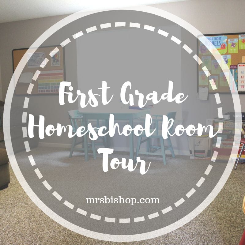 First Grade Homeschool Room Tour - Mrs Bishop